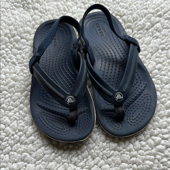 CROCS | Shoes | Crocs Kids Sandals Navy | Poshmark
